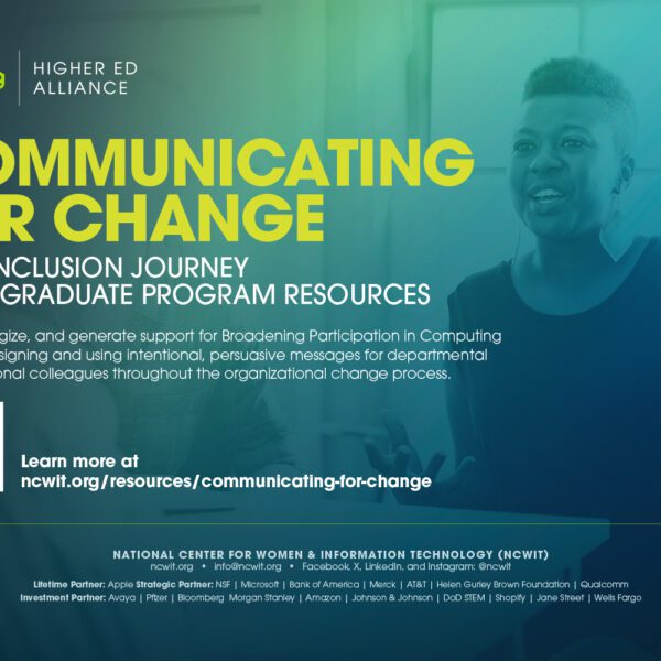 Organizational Change | National Center for Women & Information Technology